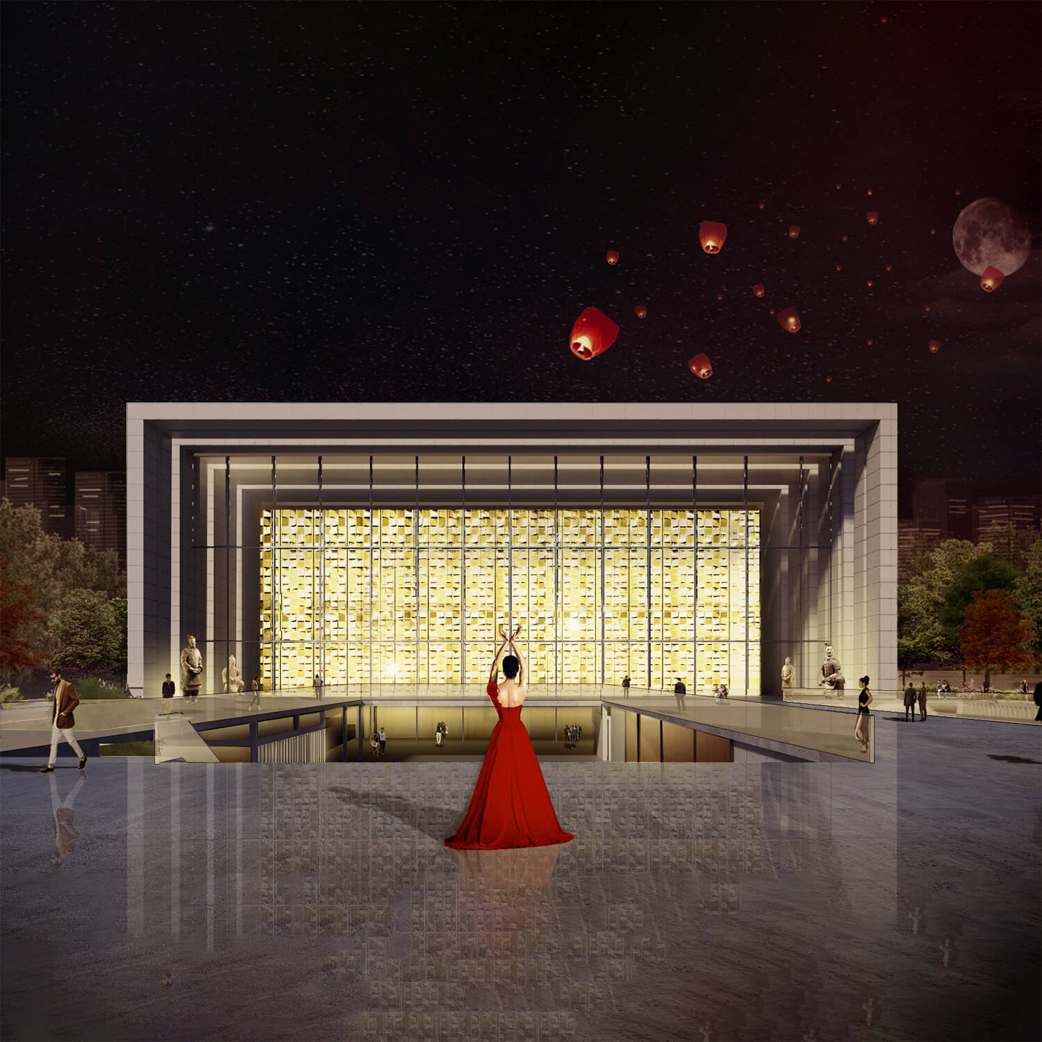 Xi'an Opera,China - RECS Architects