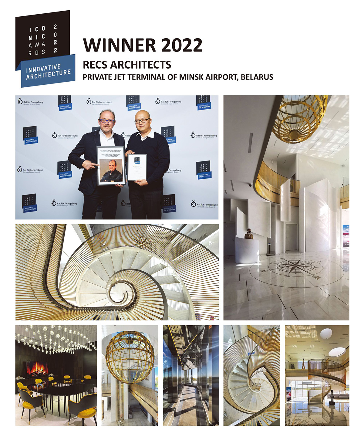 RECS dedicated the award to arch. Alexey Nalivayko - RECS Architects